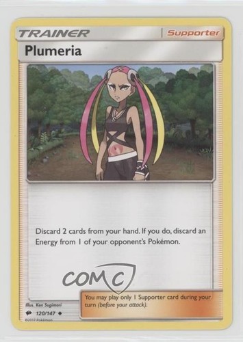 Plumeria Pokemon Sun & Moon Burning Shadows #120 n1u | eBay
