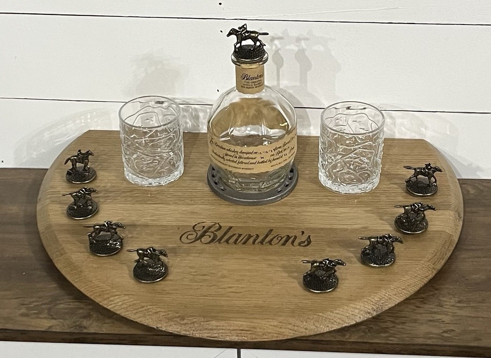 Blanton's Bourbon Stopper Display 3/4 Barrel Head - FREE SHIPPING | eBay