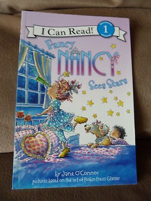 NEW FANCY NANCY Sees Stars I Can Read! Beginning Reading #1 by Jane O ...
