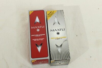 NIB Maxfli Revolution Solid & Ext Golf Balls Lot of 6 | eBay