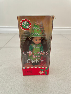 Barbie Christmas Tree Chelsie Kelly Club Doll Ornament 2001 Mattel NRFB ...