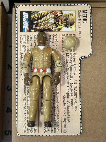 VINTAGE 1984 DOC MEDIC GI JOE FIGURE NICE CONDITION SEE ALL MY ITEMS ...