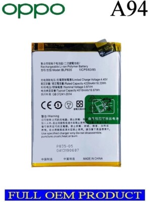 Oppo A94 4G (CPH2203) Battery - BLP835 - 4220mAh OEM | eBay UK