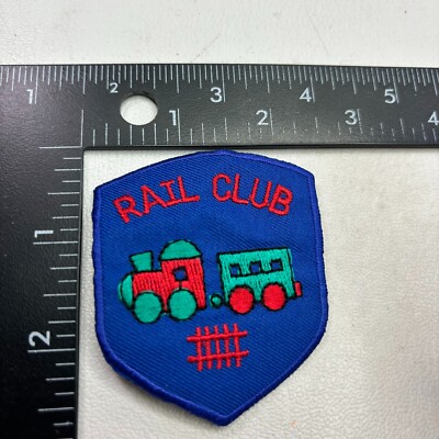 MODEL TRAIN RAILROAD TRAIN THEME "RAIL CLUB" Patch 471L | eBay