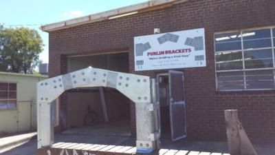 Pressed Purlin Brackets 6inch/150mm shed 1 Apex 2 Haunch -Garage | eBay ...