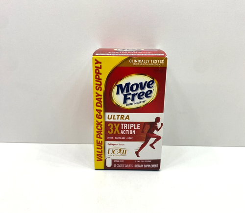 NEW Move Free Joint Health Ultra 3X Triple Action Supplement 64 Tablets ...