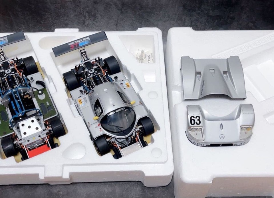 Exoto 1/18 Sauber Mercedes C9 1989 Le Mans Winner #63 Mechanical ...