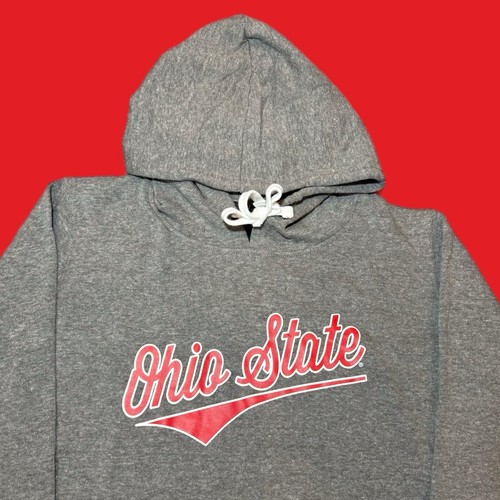 Women’s Ohio State Buckeyes Grey Collegiate Script Hoodie Size XL New ...