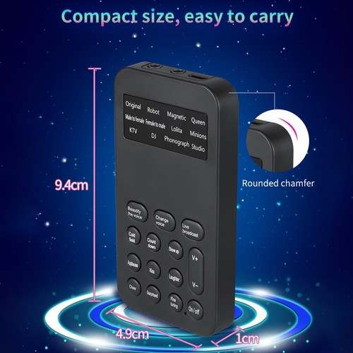 Voice Changer Multiple Sound Effects External Live Sound Card For Games ...