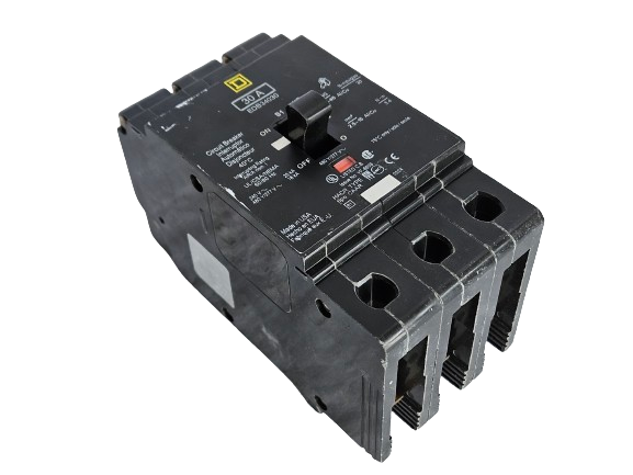 Square D EDB34030 30A 277/480V 18KAIC @ 480V 3-Pole Circuit Breaker | eBay