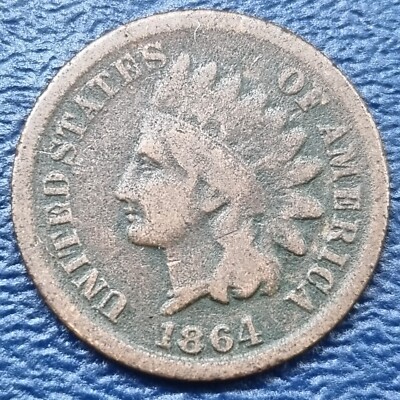 1864 with L Indian Head Cent 1c Better Grade #71630 | eBay