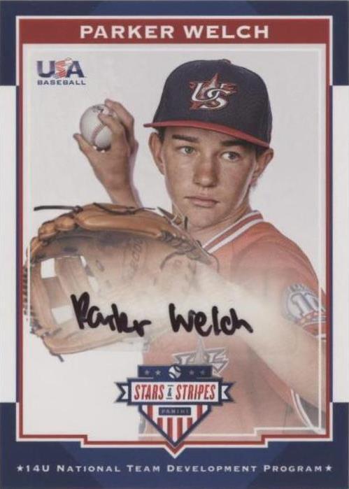 2017 Panini USA Baseball Stars & Stripes - 14U National Team Signatures ...