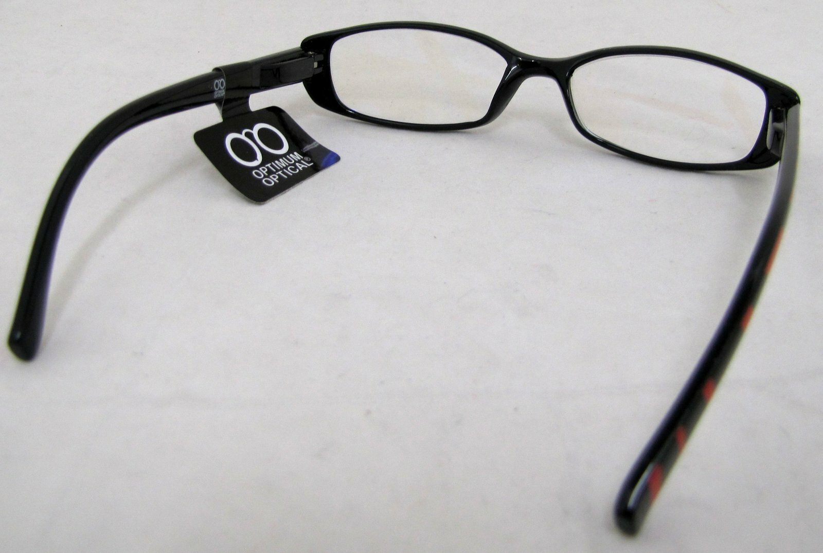 Women's Optimum Optical Reading Glasses Eyeglasses Black Red ...