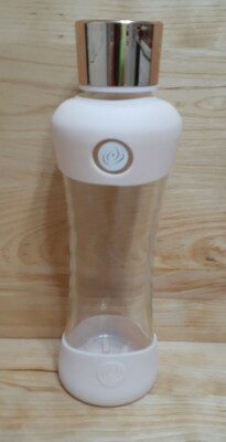 Apana Ahead Of The Curves 18 Oz Rose Gold Cap Glass Water Bottle ...