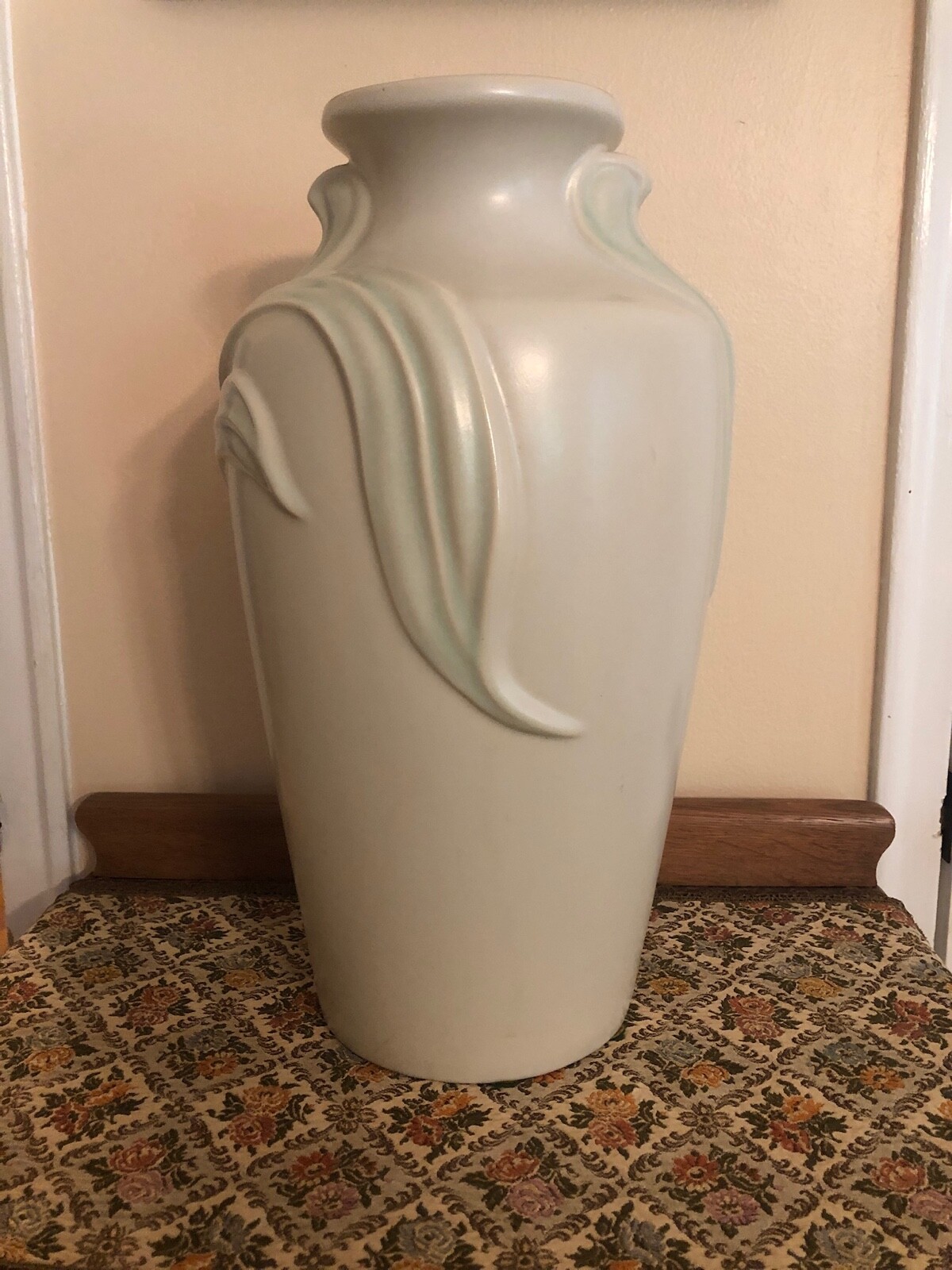 Vintage Harris Potteries Art Deco Large Floral Vase Ceramic Pottery ...
