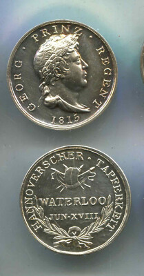 Waterloomedaille Tapferkeitsmedaille 1815 Hannover - ohne Ring (200) | eBay