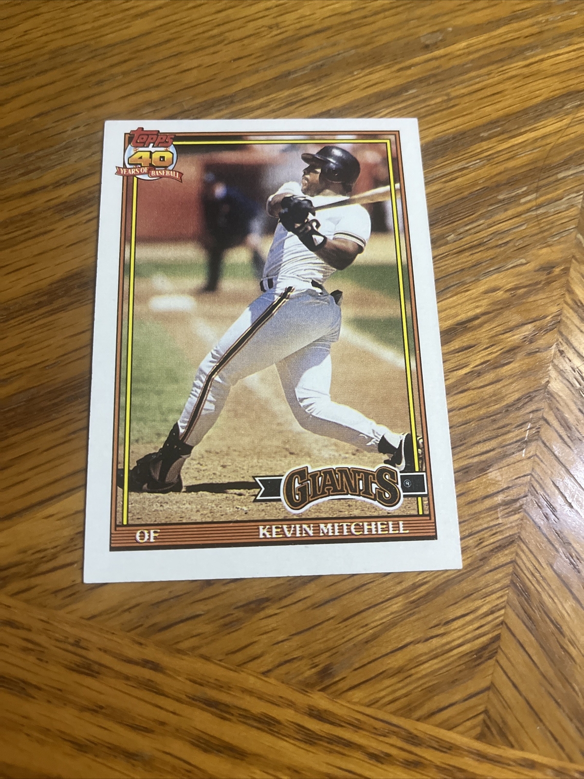 1990 Topps Kevin Mitchell OF San Francisco Giants #40 | eBay