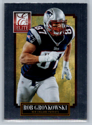 2013 Panini Elite Rob Gronkowski #59 Base Card New England Patriots | eBay