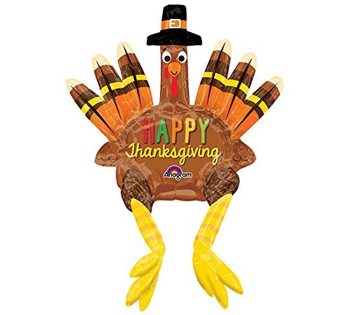 Anagram Happy Thanksgiving Turkey Foil Balloon 26" | eBay