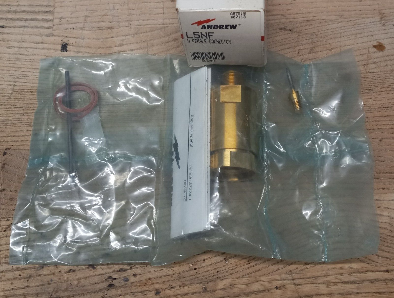 Andrew L5NF N female Connector for 7/8" LDF5-50A heliax - sealed ...