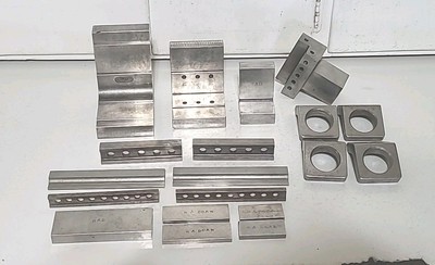 Machinist Tools Lot Setup Angle Blocks Parallels Hold Down Machining ...