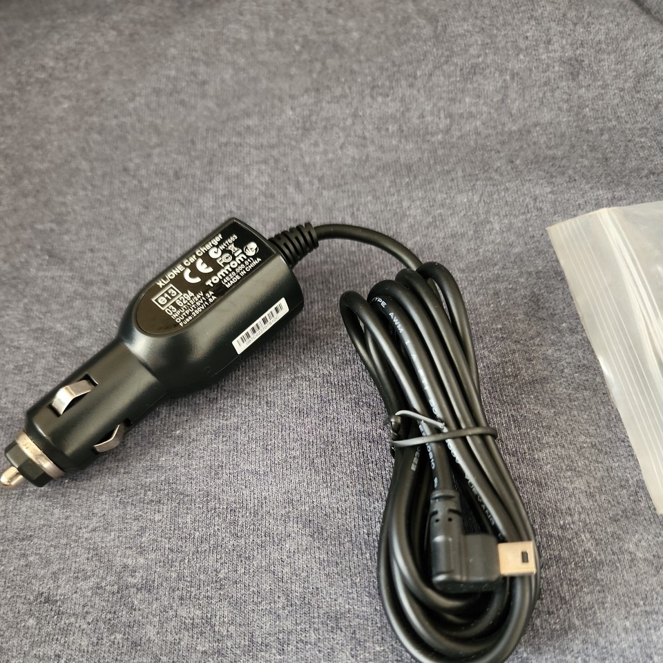 ORIGINAL TomTom GPS Mini-USB Car Charger Adapter XXL 530 540 550TM XL ...