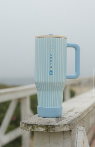 HydroJug Traveler 40oz - Cape Cod - Blue Stripes - NWT In hand | eBay