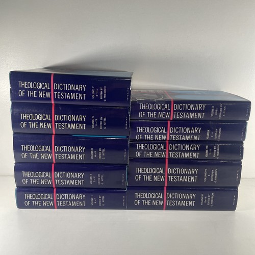 Theological Dictionary of the New Testament Complete 10 Volume Set HC ...