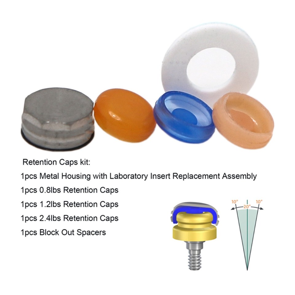US Locator Attachment Nobel Biocare NP/RP Overdenture Abutment Titanium ...