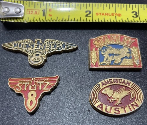 Vnt Lot Duesenberg Straight 8, Stutz 8, American Austin, Stanley Enamel ...