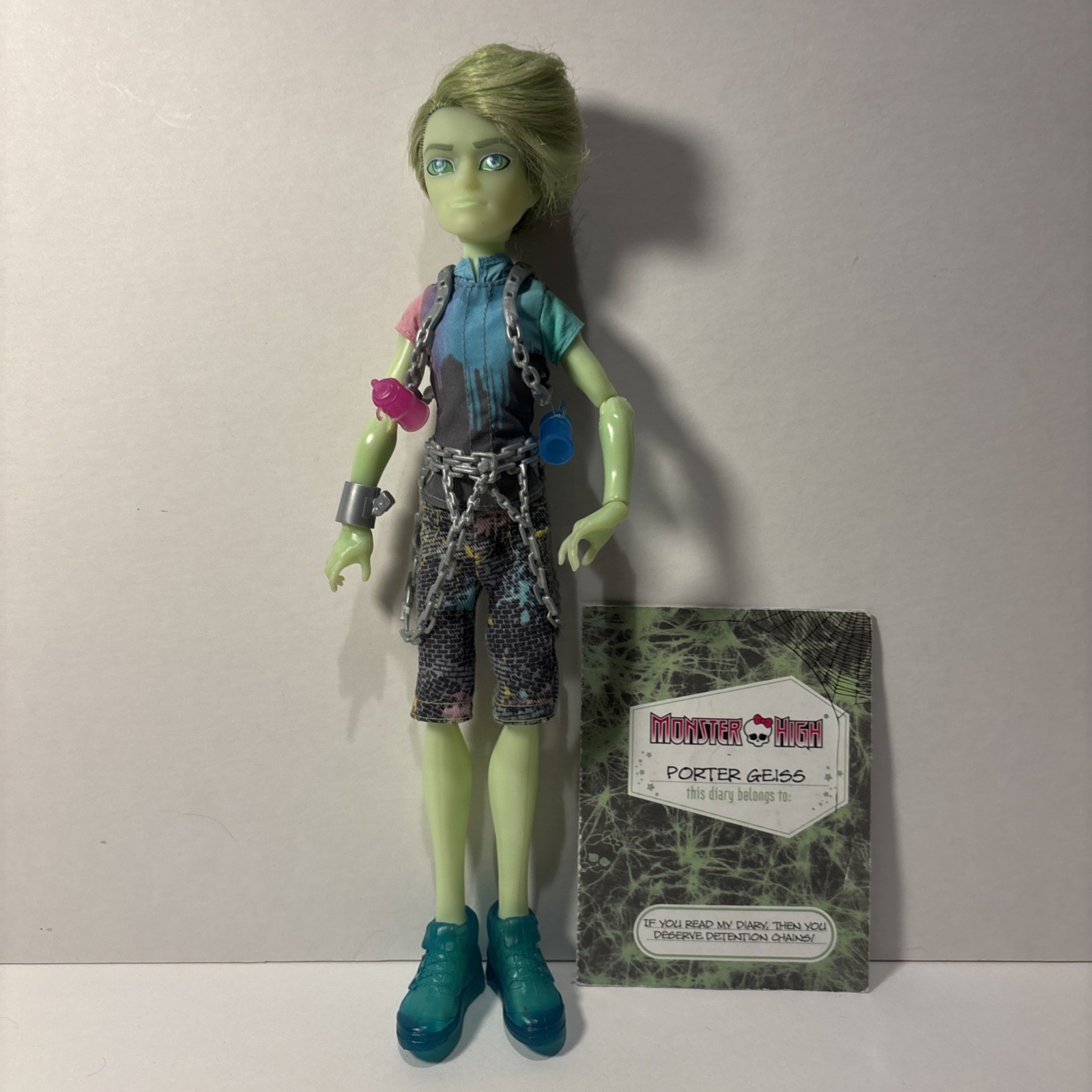 Monster High Haunted Student Spirits Porter Geiss Doll Plus Diary | eBay