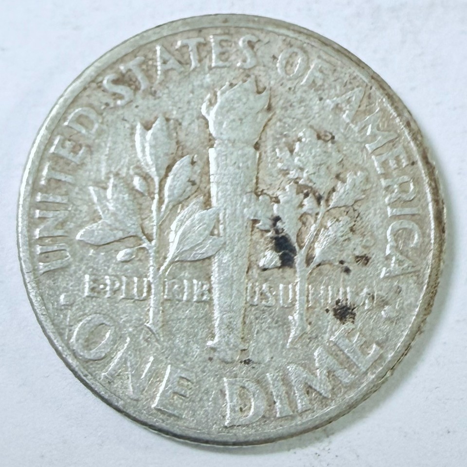 1949 Roosevelt Dime 90% Silver Coin Circulated Coin #6172 | eBay