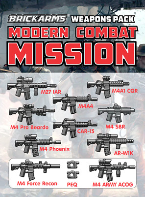 BrickArms® Modern Combat Mission Weapons Pack | eBay