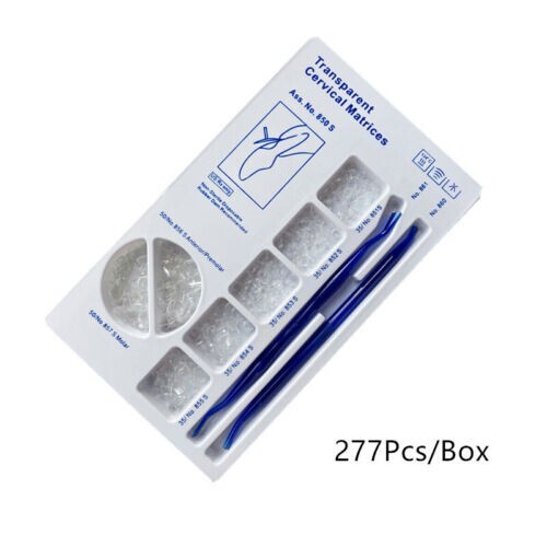 Dental Transparent Cervical Matrices Composite Gingival Retractor Clear ...