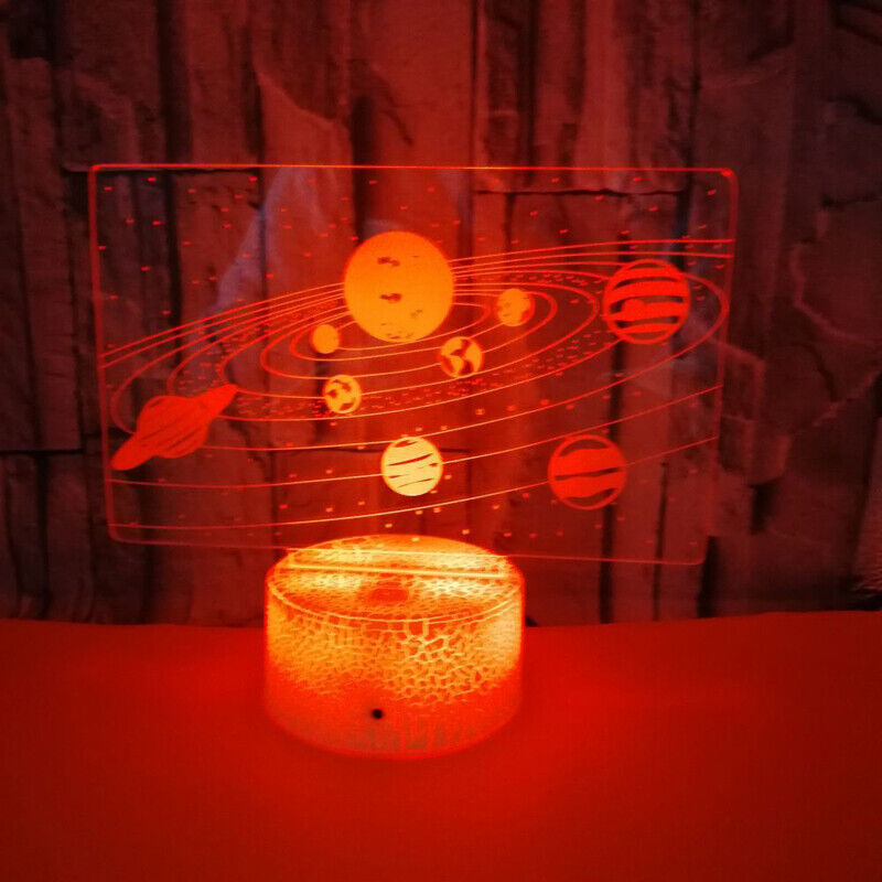 Optical 3D Optical Illusion Table Lamp Universe LED Night light for Kid ...