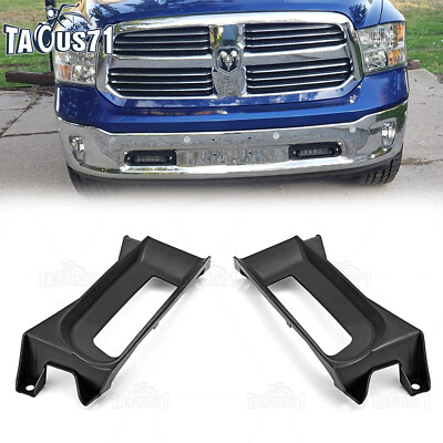For 2013-2018 Dodge Ram 1500 Pair Front Right & Left Tow Hook Bezels ...