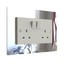 Light Switch Surround Plastic Plug Socket Finger Hygienic Plate Single ...