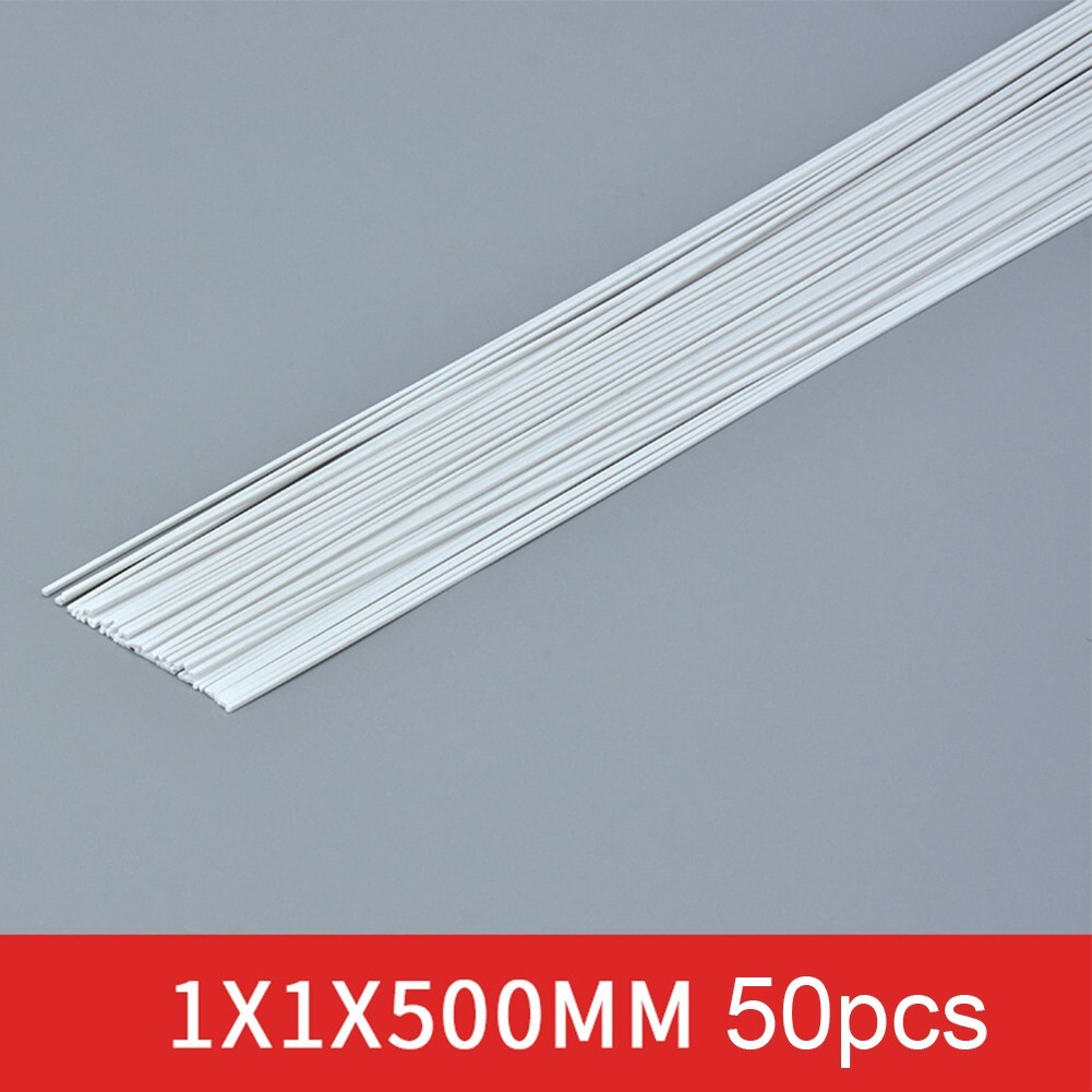 Brand New Solid Square Bar Plastic Rod Useful Practical 50cm/25cm ...