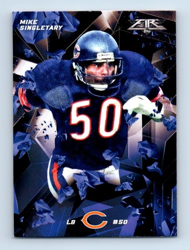2015 Topps Fire Mike Singletary Chicago Bears #96 | eBay