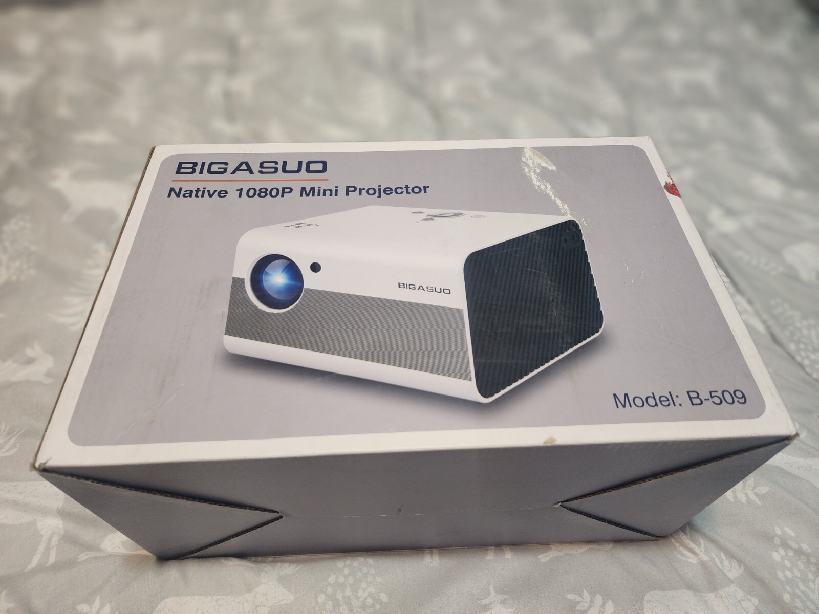 BIGASUO B-509 NATIVE 1080P MINI PROJECTOR DAMAGED BOX. NEW ITEM. | eBay