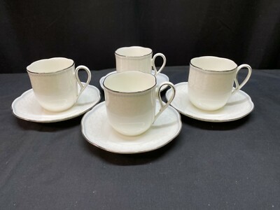 Noritake "HERMITAGE" Pattern # 9740 ~ Set of 4 ~ Cups & Saucers ~ 3 ...