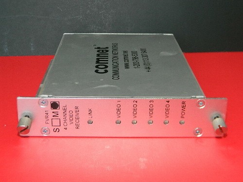 COMNET FVR41 (M) 4-CHANNEL DIGITALLY ENCODED VIDEO MULTIPLEXER RECEIVER ...