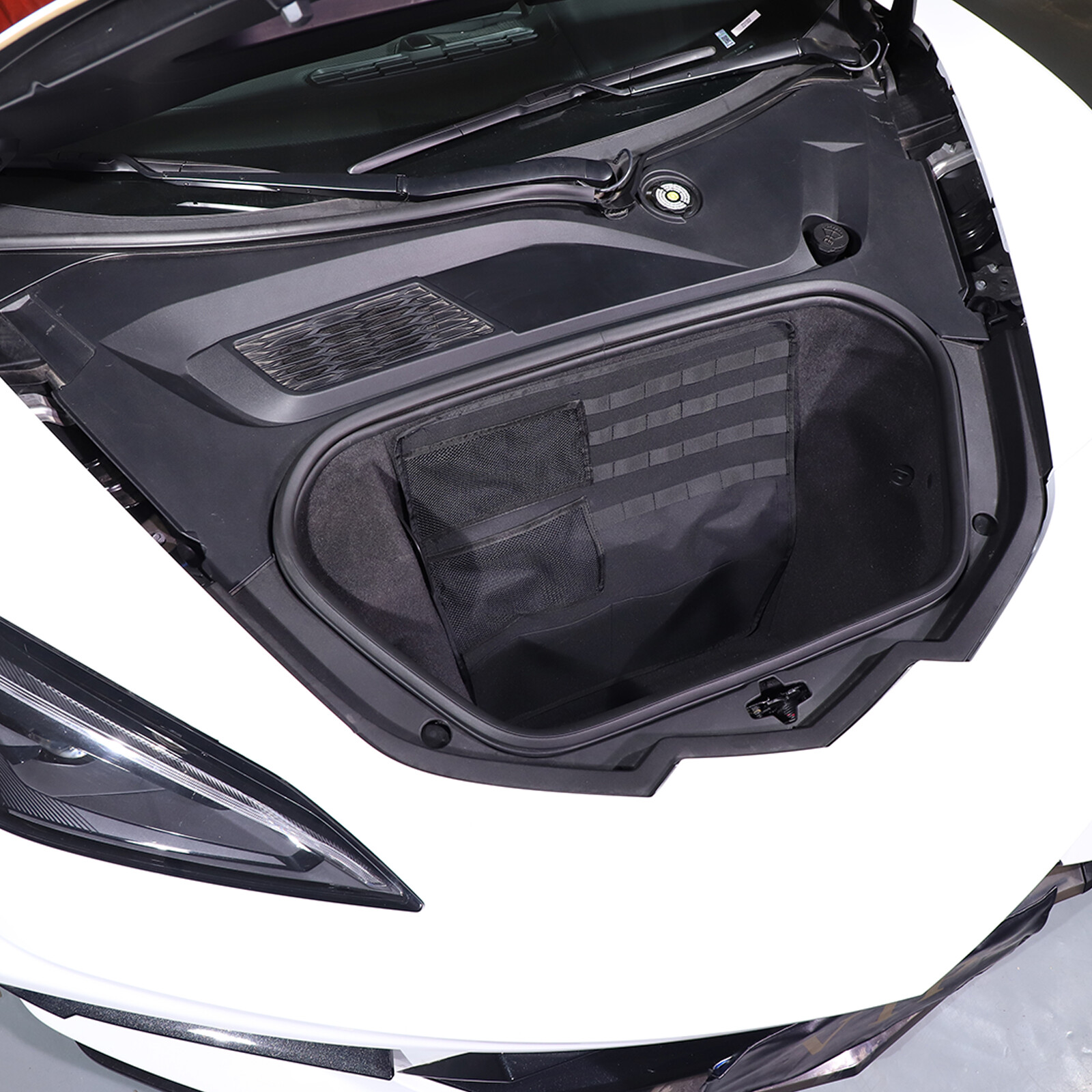 Frunk Front Trunk Organizer Molle Panel Storage Net Fit For Corvette C8 ...