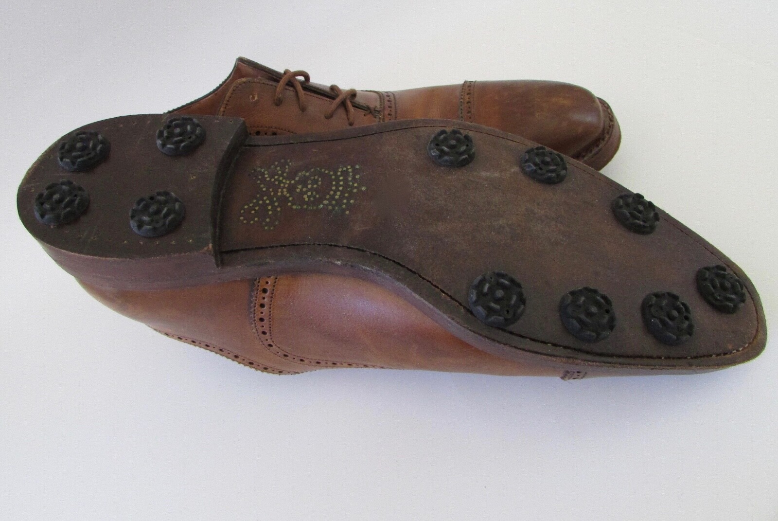 Barker Black Bespoke Leather Wing Tip Oxfords Handmade in England 10C ...