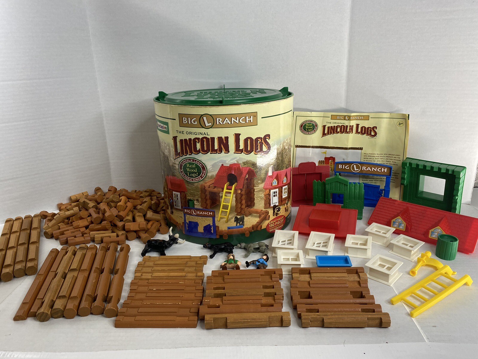 Lincoln Logs Big L Ranch in Original Container 00948 for sale online | eBay