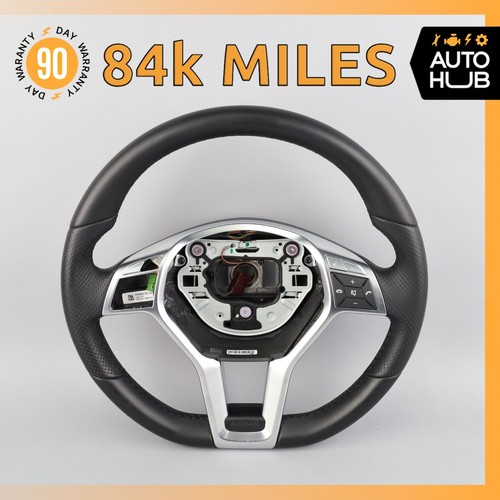12-18 Mercedes W204 C250 CLS550 AMG Sport Steering Wheel Flat Bottom ...