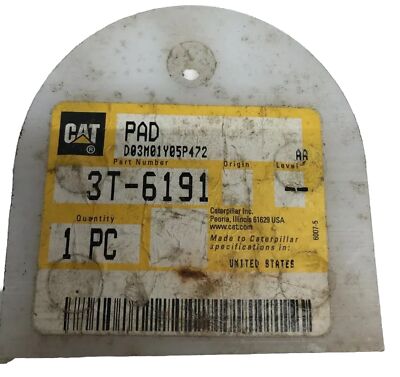 Caterpillar (Cat) 3T-6191 or 3T6191 Pad | eBay