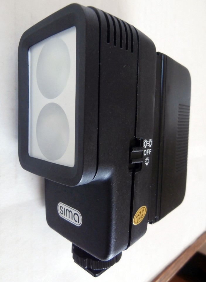 SIMA Universal Camera Camcorder Twin Light 10W 30W Rechargeable Self ...