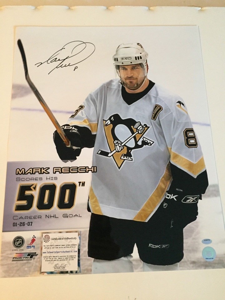 Mark Recchi Autographed Signed 16x20 Photo - Schwartz | eBay