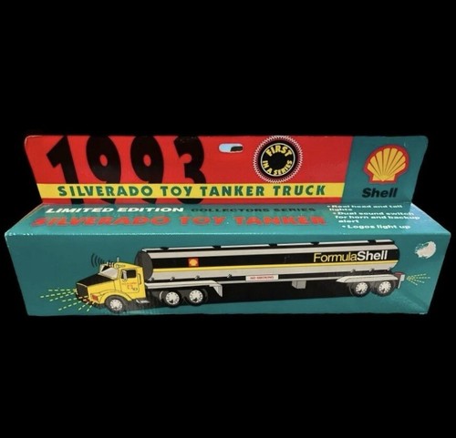 1993 Shell Gas Silverado Toy Tanker Truck 1st In Series NIB Sounds and ...